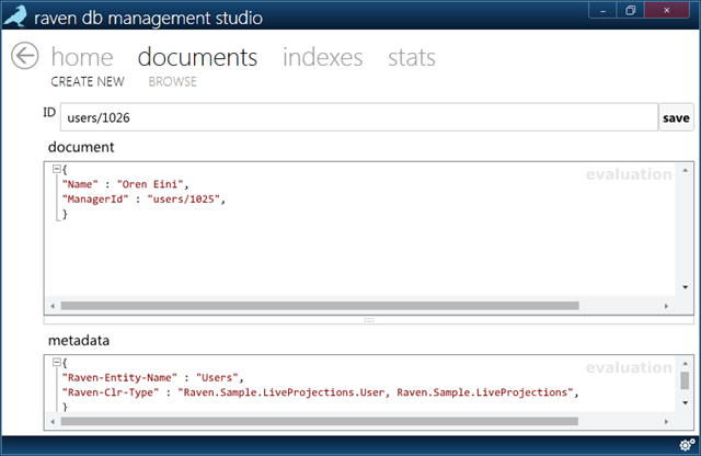 A first look at the new RavenDB UI - Ayende @ Rahien